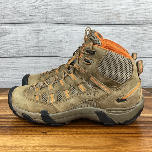 Keen | Shoes | Keen Womens Targhee Vent Mid Hiking Boot Tan Leather ...